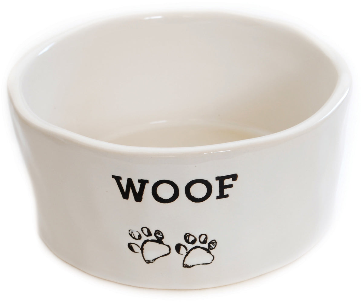 Ceramic WOOF Bowl – Woof of Paw Street